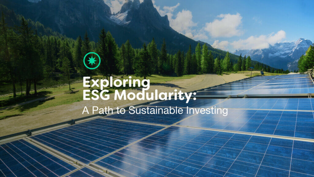 Exploring ESG Modularity: A Path to Sustainable Investing - Rimm Sustainability