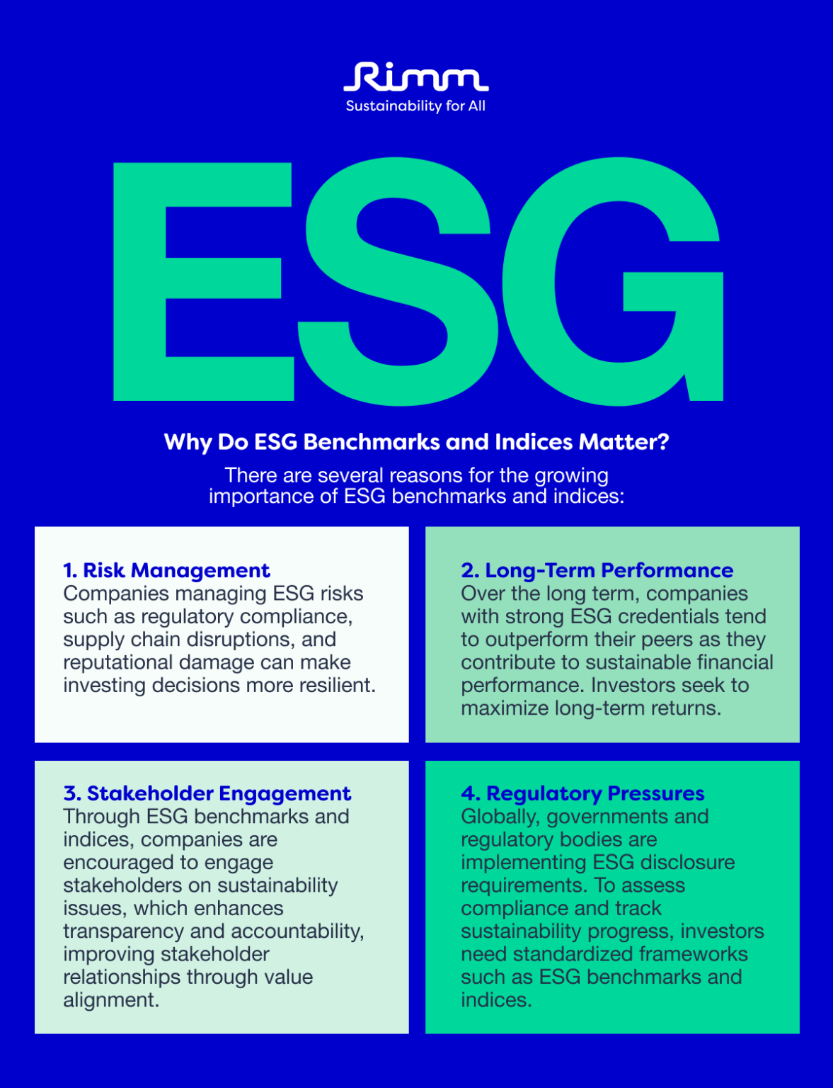 The Ultimate Guide: To Understanding ESG Benchmarks and Indices - Rimm ...