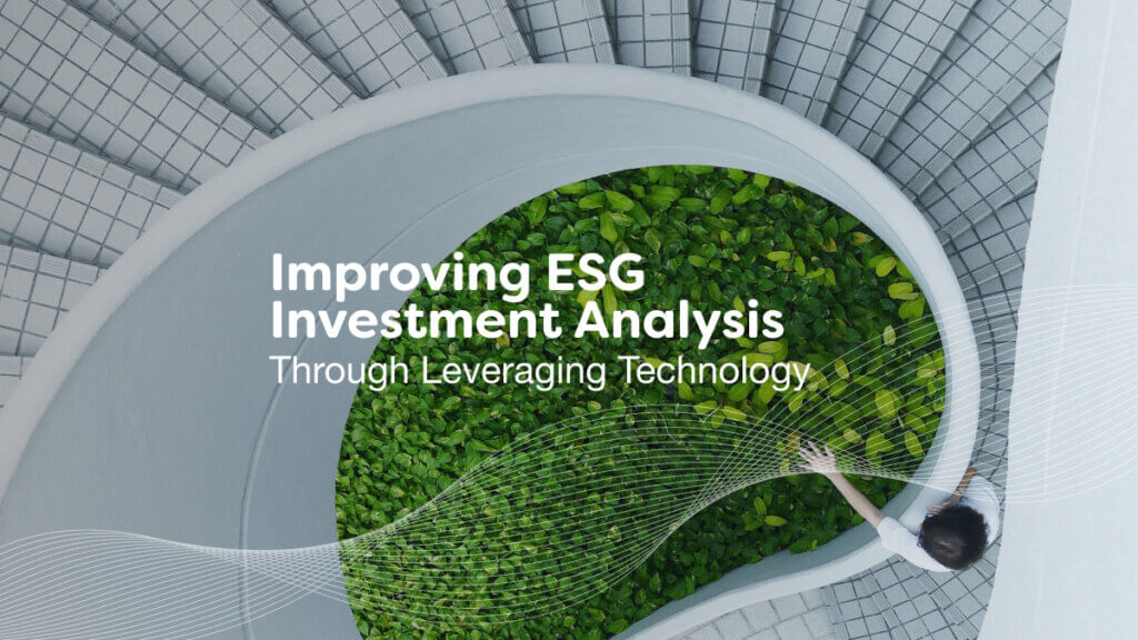 Improving ESG Investment Analysis Through Leveraging Technology - Rimm ...
